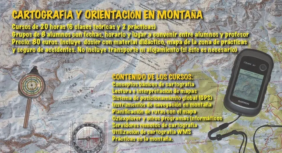 Curso de cartografía, orientación y gps: como hacerlo - Security GPS