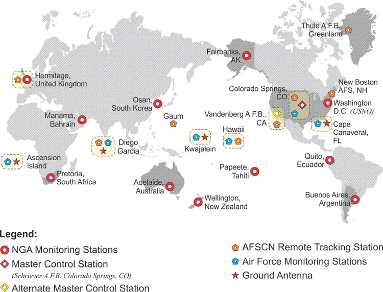 Estaciones de control gps: el corazón del sistema de navegación global ...