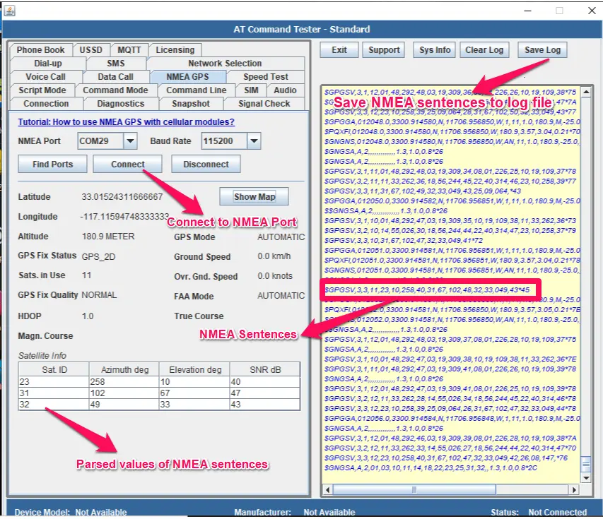 Gps nmea sentences - Security GPS